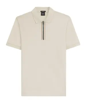 Hugo Boss Zip Up Polos For Men