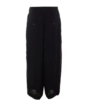 UMA WANG Jacquard Paisley Patterned Wide-leg Trousers