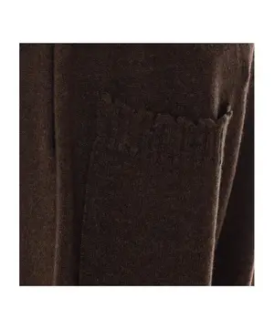 UMA WANG Drawstring Knit Casual Pants