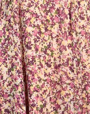 Max Mara Floral Print Long-sleeve Dress