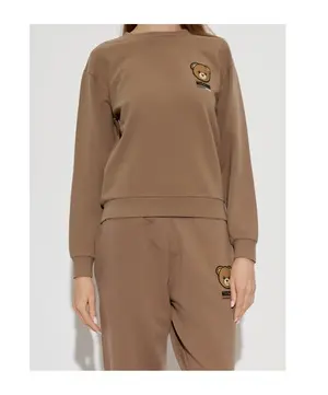 Moschino Underbear Long Sleeve Sweatshirt - Brown