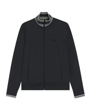 Hugo Boss Black Standcollar Zipup Track Jacket - Blue