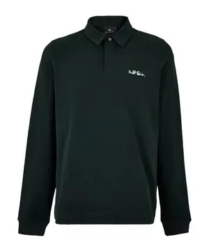 Paul Smith Long-sleeve Rugby Polo Shirt - Black