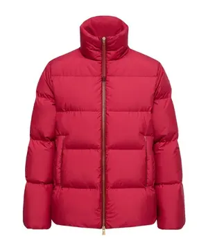 Moncler Vivantesse Short Down Jacket - Red