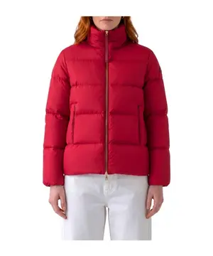 Moncler Vivantesse Short Down Jacket - Red