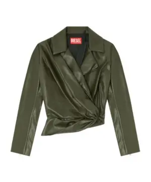 DIESEL® Draped Wrap-effect Jacket