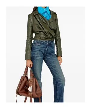 DIESEL® Draped Wrap-effect Jacket