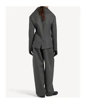 Balenciaga Stola Jacket In Dark Grey