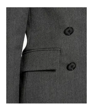 Balenciaga Stola Jacket In Dark Grey