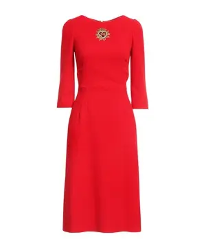 Dolce & Gabbana Wool A-line Skirt With Crystal Embellishment