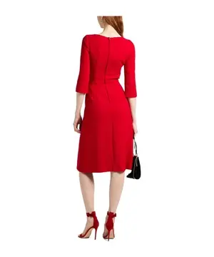 Dolce & Gabbana Wool A-line Skirt With Crystal Embellishment