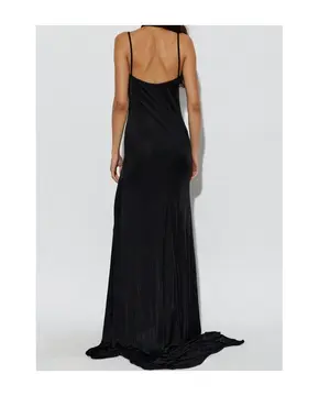 Dsquared2 Sleeveless Maxi Dress With Tie Neck