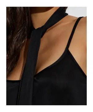Dsquared2 Sleeveless Maxi Dress With Tie Neck