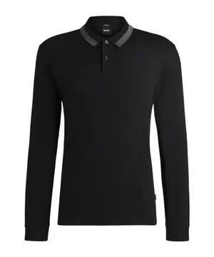 Hugo Boss Minimalist And Versatile Longsleeve Shirt - Black