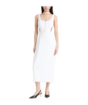 Jacquemus Sleeveless Zipper And Tassel Dress