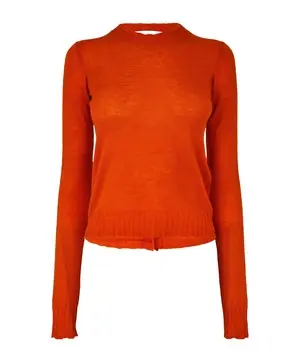 Bottega Veneta Simple Knitted Sweater - Red