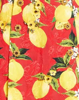 Dolce & Gabbana Floral Print A-line Dress With Rhinestone Embellishments