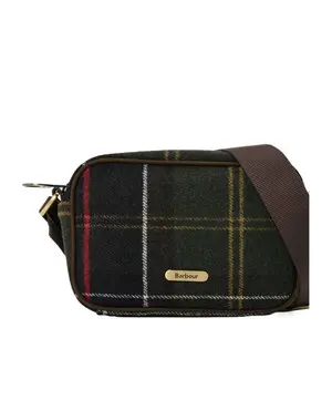 Barbour Color Block Crossbody Bag - Black