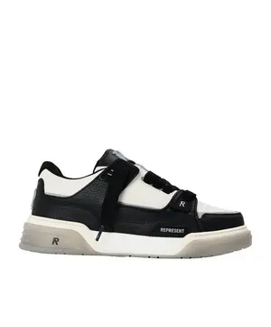 REPRESENT Minimalist Low-top Sneakers - Black