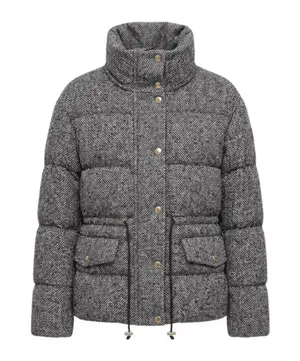 Moncler Diaphanes Hooded Short Down Jacket