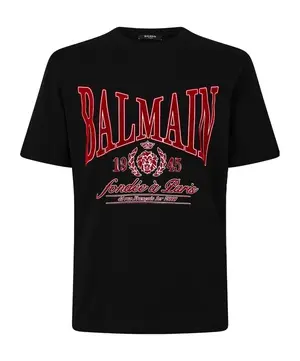 Balmain Crewneck Shortsleeve Tee