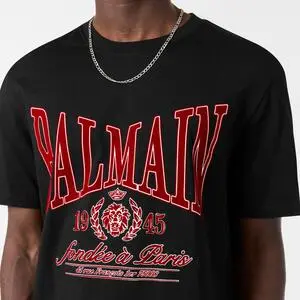 Balmain Crewneck Shortsleeve Tee