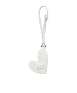 DIESEL® Patentleather Heart Charm