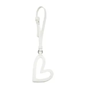 DIESEL® Patentleather Heart Charm