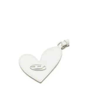 DIESEL® Patentleather Heart Charm