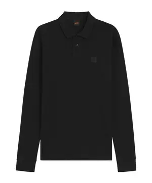 Hugo Boss Longsleeve Polo Shirt - Black
