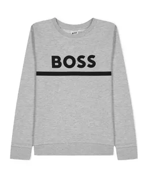 Hugo Boss Crewneck Longsleeve Sweatshirt - Gray