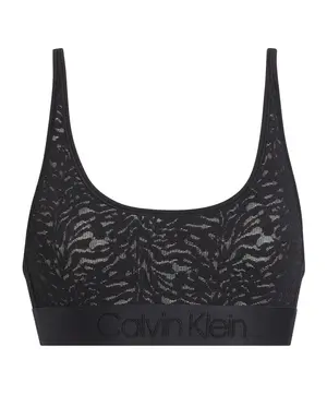 Calvin Klein Solid Color Intrinsic Bralette - Black