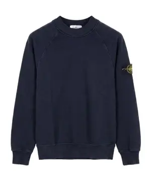 Stone Island Felpalong-sleeve Crew-neck Sweatshirt - Blue
