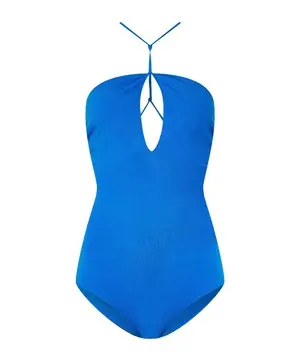 Bottega Veneta Solid Color Bodysuit - Blue