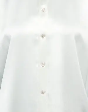 Dolce & Gabbana Solid-color Satin Long-sleeve Shirt