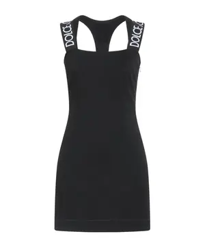 Dolce & Gabbana Sleeveless Bodycon Knit Dress With Logo Straps