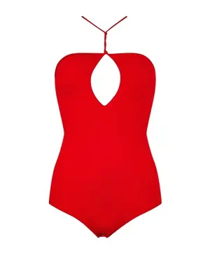 Bottega Veneta Clean-lined Streamlined Fit Bodysuit - Red