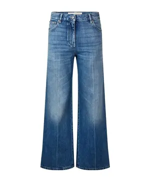 Valentino Garavani High-waisted Wide-leg Jeans