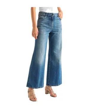 Valentino Garavani High-waisted Wide-leg Jeans