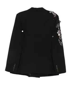 Dries Van Noten Embellished Double-breasted Blazer