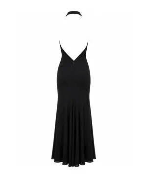 Roberto Cavalli Halterneck Cutout Dress