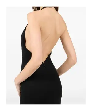 Roberto Cavalli Halterneck Cutout Dress