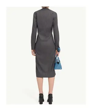 MAISON MARGIELA Wool Cotton Tailoring Dress
