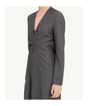 MAISON MARGIELA Wool Cotton Tailoring Dress