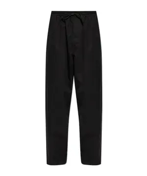 LEMAIRE Drawstring Casual Pants - Black