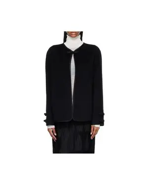 RÓHE Long-sleeved Jacket With Decorative Knots - Black