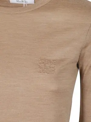 Max Mara Long Sleeve T-shirt - Camel