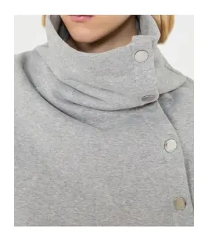 Sportmax Asymmetric Press-stud Sweatshirt