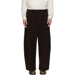 Studio Nicholson Casual Trousers With Belt Loops - Brown