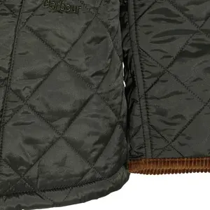 Barbour Quilted Jacket With Corduroy Collar